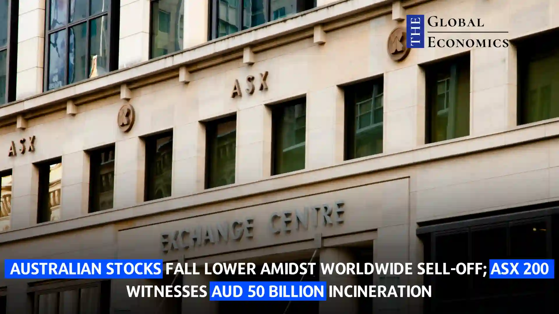 Australian stocks fall lower amidst worldwide sell-off; ASX 200 ...