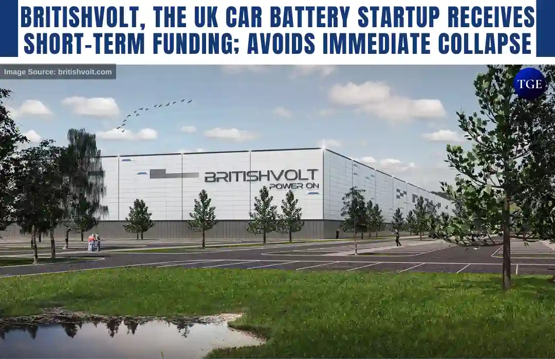Britishvolt, the UK car battery startup receives short-term funding; avoids immediate collapse